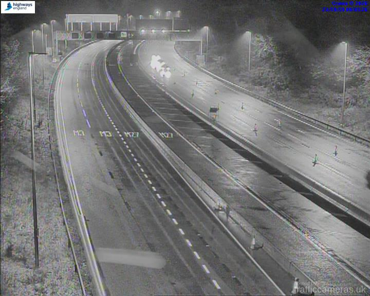 Latest CCTV Camera Feeds from the M27 Motorway - Traffic Cameras UK