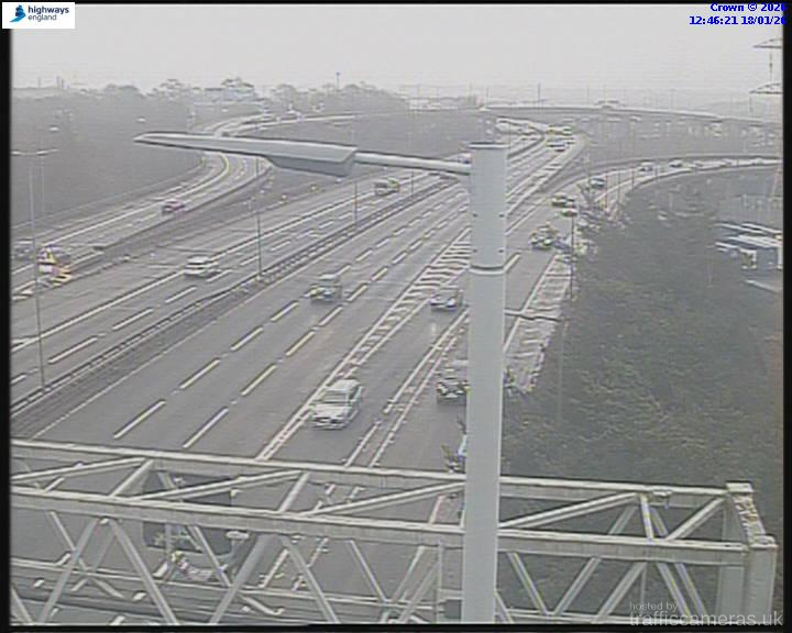 Latest CCTV Camera Feeds from the M6 Motorway - Traffic Cameras UK