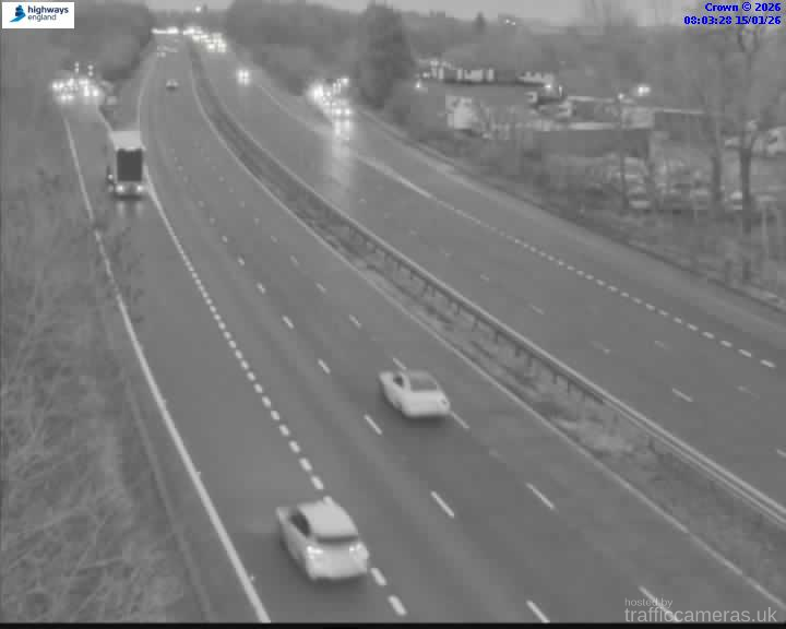 Latest CCTV Camera Feeds from the M69 Motorway - Traffic Cameras UK