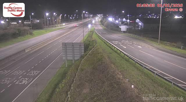 Latest CCTV Camera Feeds from the A55 Road - Traffic Cameras UK