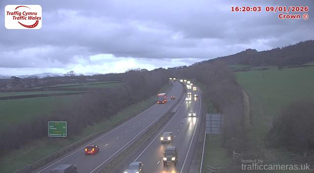 Latest CCTV Camera Feeds from the A55 Road - Traffic Cameras UK