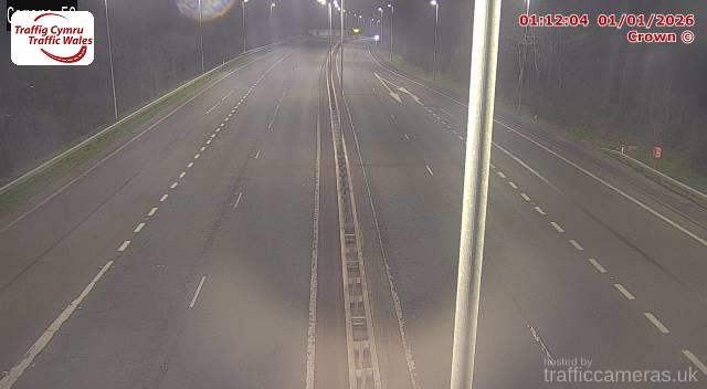 Latest CCTV Camera Feeds from the A55 Road - Traffic Cameras UK