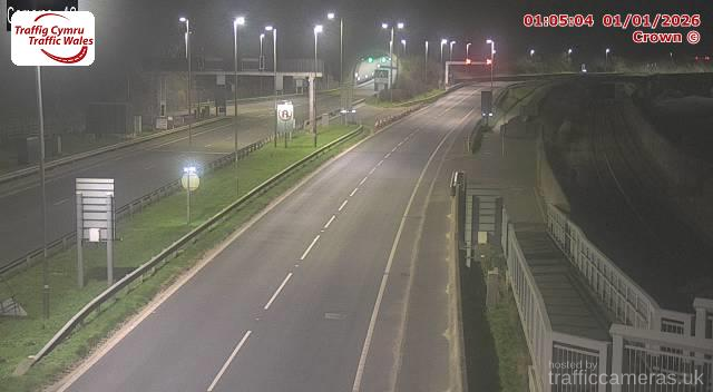 Latest CCTV Camera Feeds from the A55 Road - Traffic Cameras UK