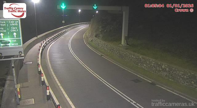 Latest CCTV Camera Feeds from the A55 Road - Traffic Cameras UK