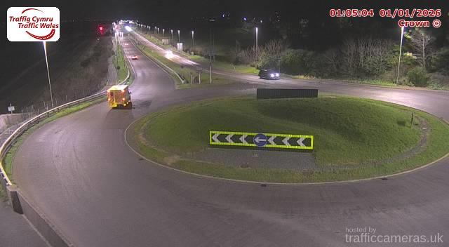 Latest CCTV Camera Feeds from the A55 Road - Traffic Cameras UK