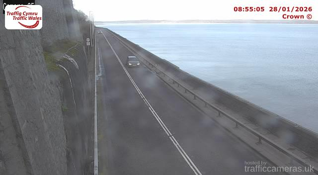 Latest CCTV Camera Feeds from the A55 Road - Traffic Cameras UK