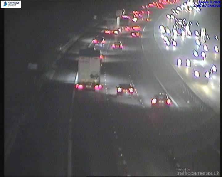 Latest CCTV Camera Feeds from the M11 Motorway - Traffic Cameras UK